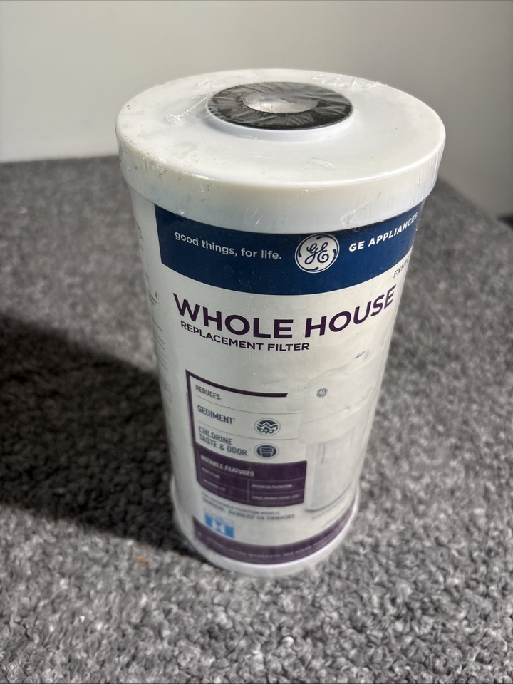 GE FXHTC 25 Micron 10 x 4.5 Universal Fit Whole House Replacement Water ...