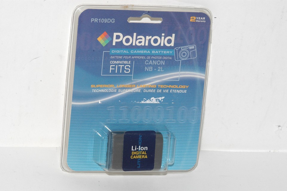 POLAROID DIGITAL CAMERA BATTERY FITS CANON NB-2L 7.4v 600mAh /LI-LON | eBay