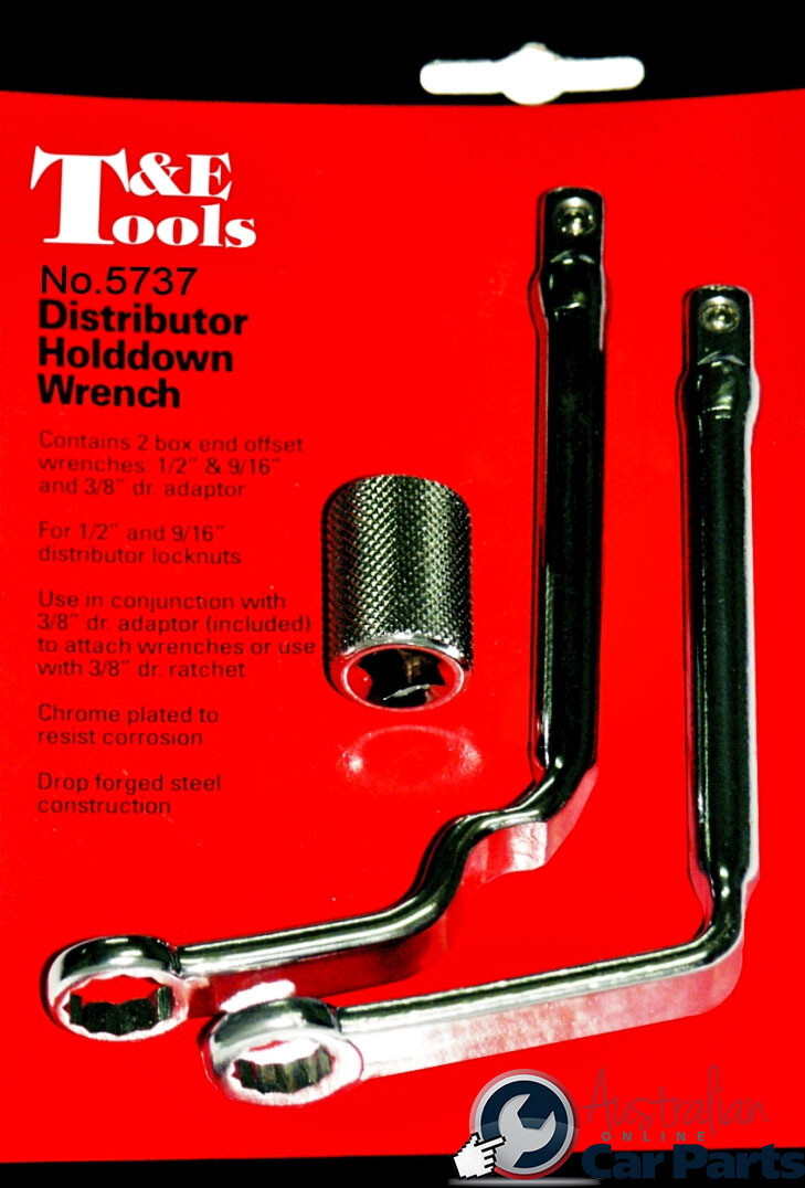 Offset Distributor Wrench 1/2" & 9/16" T&E Tools 5737 | eBay