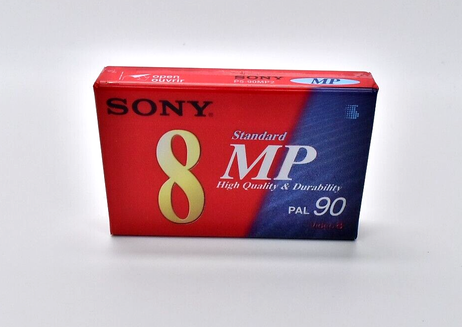 12x Sony Video 8 MP Camcorder Tape Cassette 90 PAL Standard P5-90mp3 ...