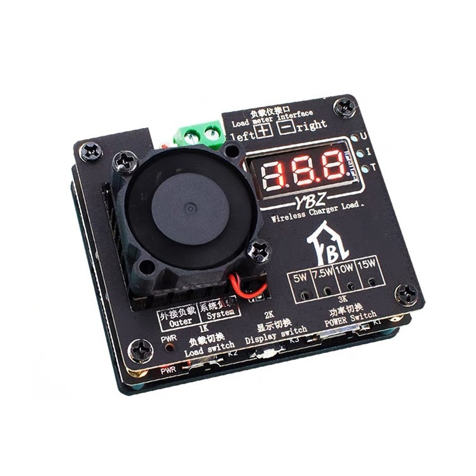 YBZ 15W Wireless Charger Tester Charging Tester Aging Rack Black For ...