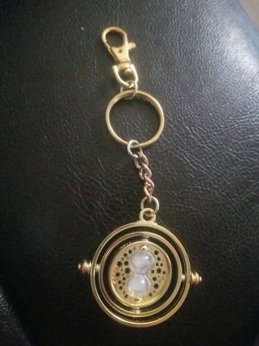 Noble Collection Time Turner 'Harry Potter" Spinning Metal Keychain ...