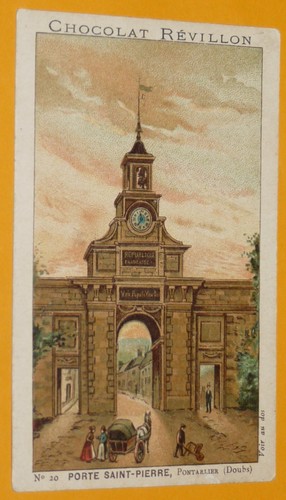 CHROMO 1895-1914 CHOCOLAT CACAO REVILLON LYON PORTE ST PIERRE ...