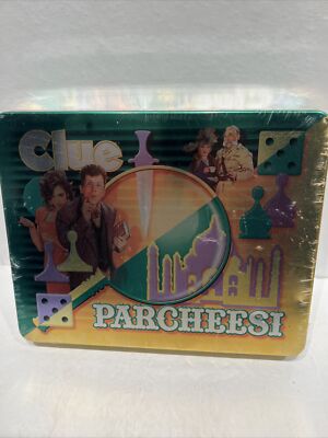 CLUE PARCHEESI GAMES open box 2001 HASBRO | eBay