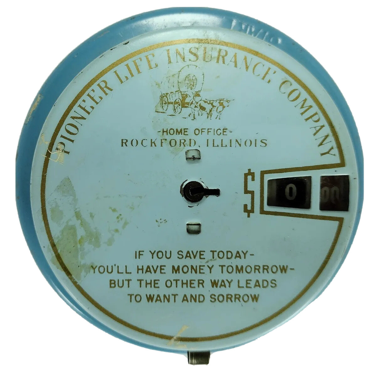 Pioneer Life Insurance Company Add-o-Bank Rockford Illinois No KEY | eBay