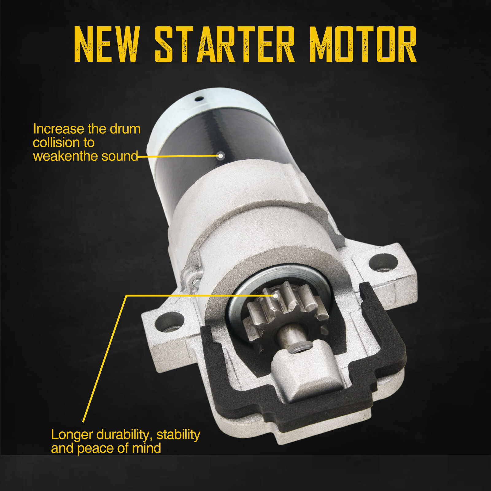 New For Ford Fusion 2.3L 2.5L 2006-2010 Mercury Milan 2.3L 2.5L Starter ...