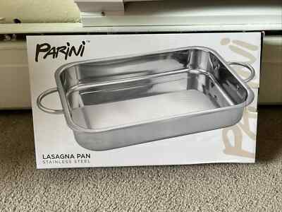 Parini 16" Lasagna Pan / Stainless Steel New In Box | eBay