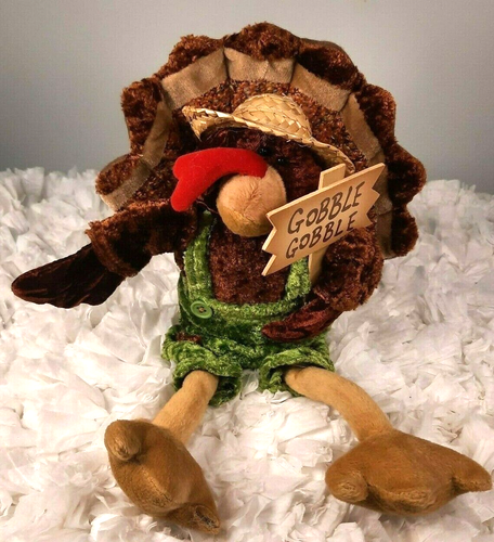 RARE Dan Dee Collector's Thanksgiving Turkey Gobble Gobble Sign 14 ...