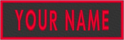 10 Custom Embroidered Motorcycle Name Tag Biker Tactical Patches #7 | eBay