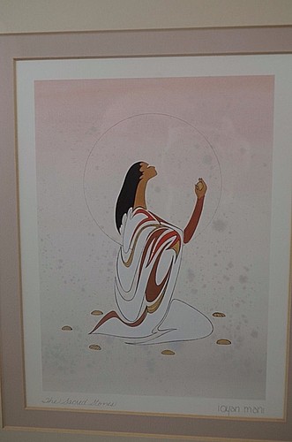 IOYAN MANI (MAXINE NOEL) "THE SACRED STONES" SIGN AUTOGRAPH ART PRINT ...