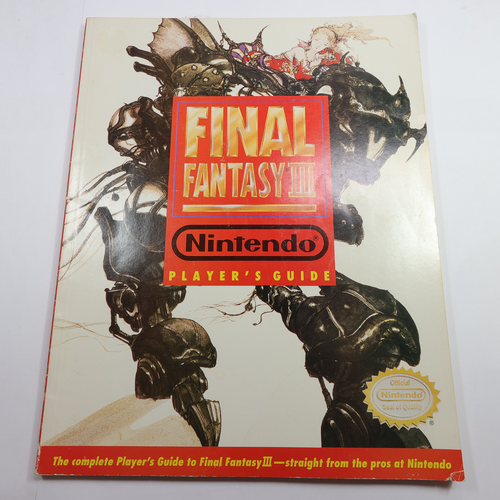 1994 SNES Final Fantasy III Nintendo Player's Guide Book #55058T | eBay