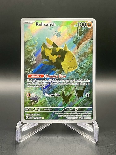 Relicanth 173/162 Temporal Forces Illustration Rare Full Art Holo ...