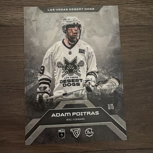 2025 TFL NLL Rookie Adam Poitras Home Floor 11/75 Card | eBay UK