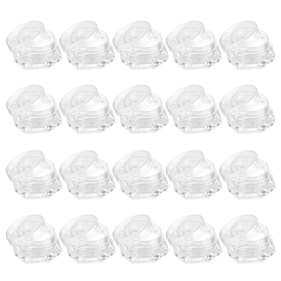 2 PCS Makeup Container Loose Powder Travel Jars Sample Containers | eBay UK