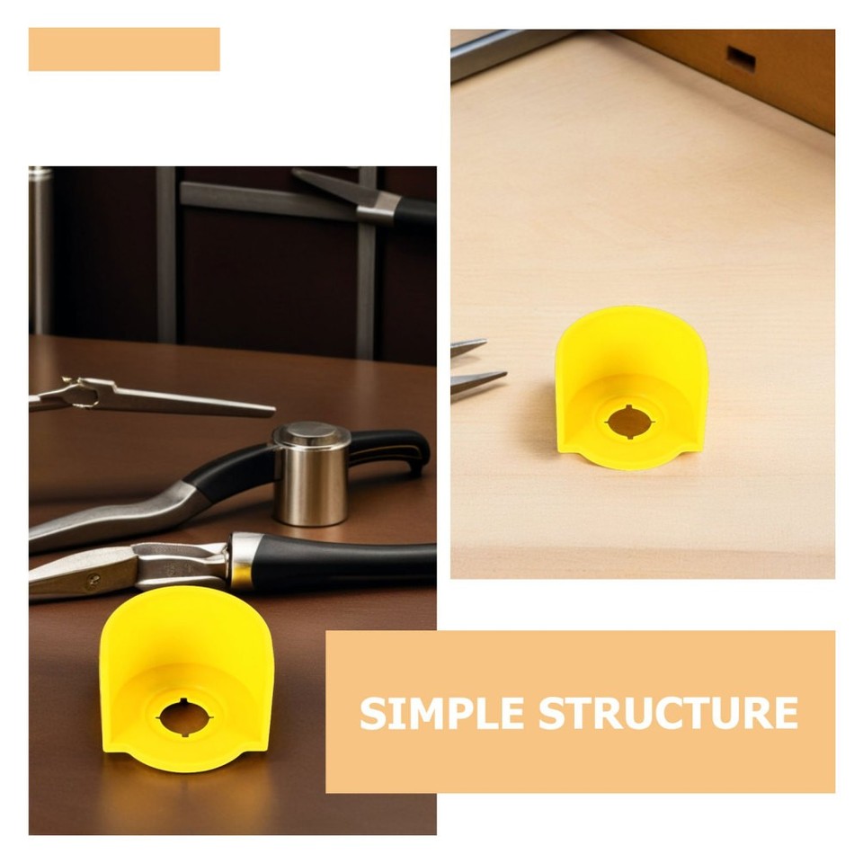 6PCS Button Cover: Emergency Stop Switch Cover - 22mm Plastic ...