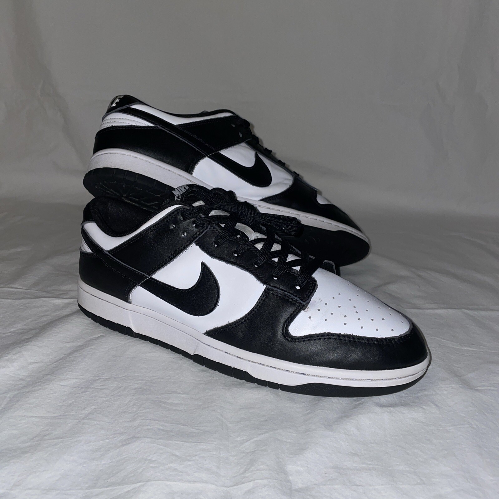 Nike Dunk Low Retro Black White Pandas Mens US Size 1… - Gem