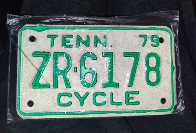 antique tennessee motorcycle license plate | eBay