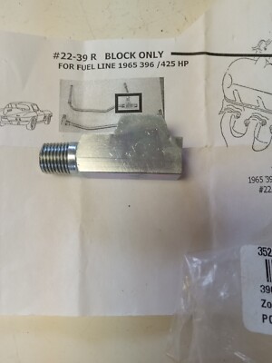corvette 396 fuel line block | eBay