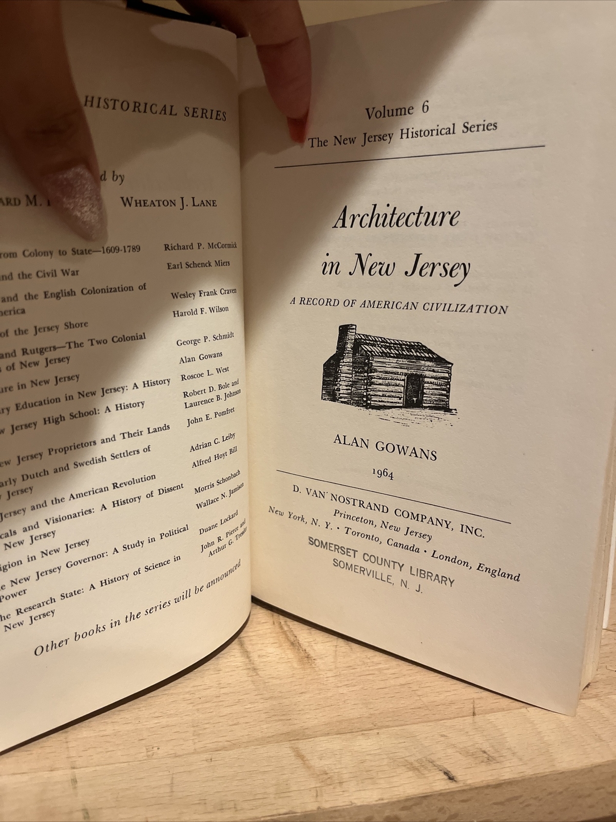 Architecture in New Jersey By Alan Gowans | eBay
