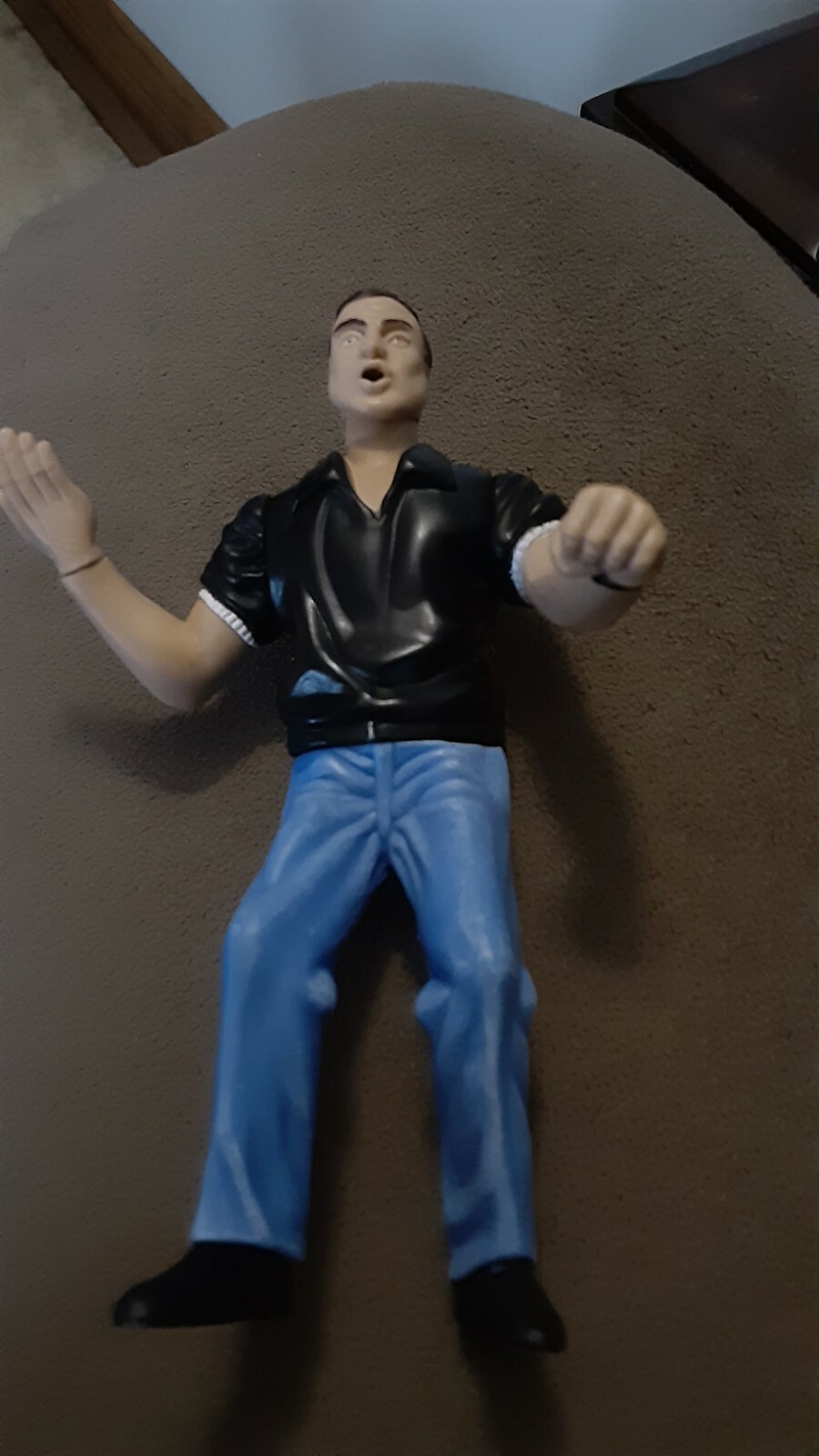 WWE JAKKS GRAPPLE GEAR 3 CAMERAMAN WRESTLING FIGURE WWF raw live Roadie ...