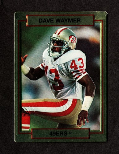 1990 ACTION PACKED #73 DAVE WAYMER -NEW ORLEANS SAINTS - SAN FRANCISCO ...