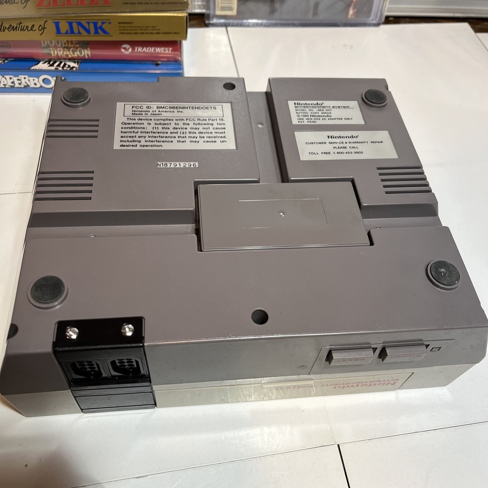 Nintendo Entertainment System NES Console - Gray (NES-001) Tested and ...