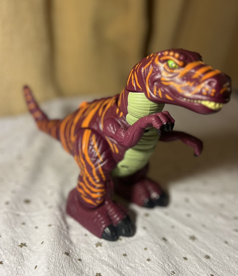 Raider Allosaurus Walking Roaring Dinosaur T-Rex Imaginext K6687 8 ...