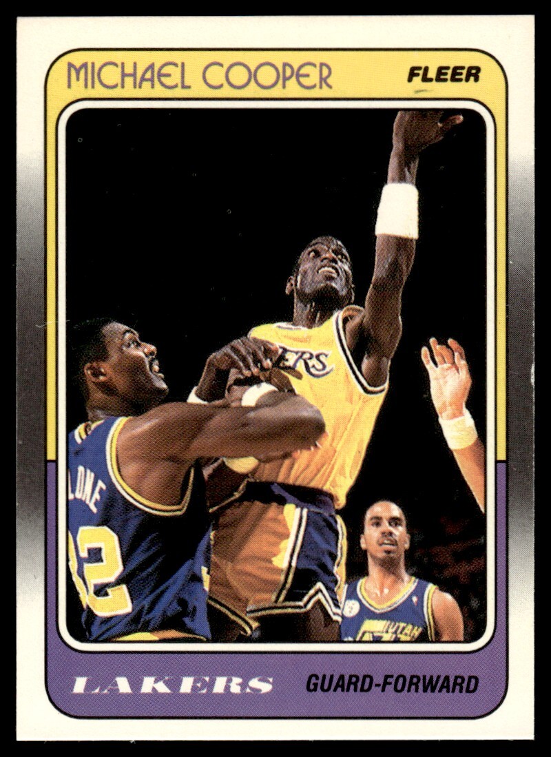 1988-89 Fleer Michael Cooper Los Angeles Lakers #65 | eBay