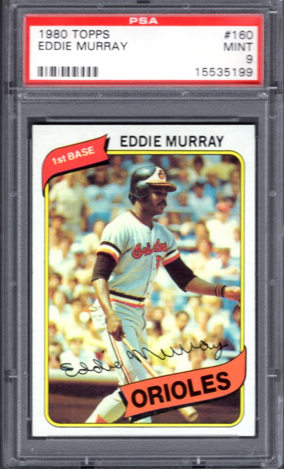 1980 TOPPS EDDIE MURRAY CARD #160 PSA 9 MINT **BALTIMORE ORIOLES** | eBay