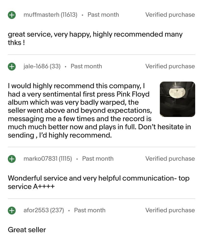 WARPED LP VINYL RECORD FLATTENING SERVICE FOR 7" 10" 12" VINYL | eBay