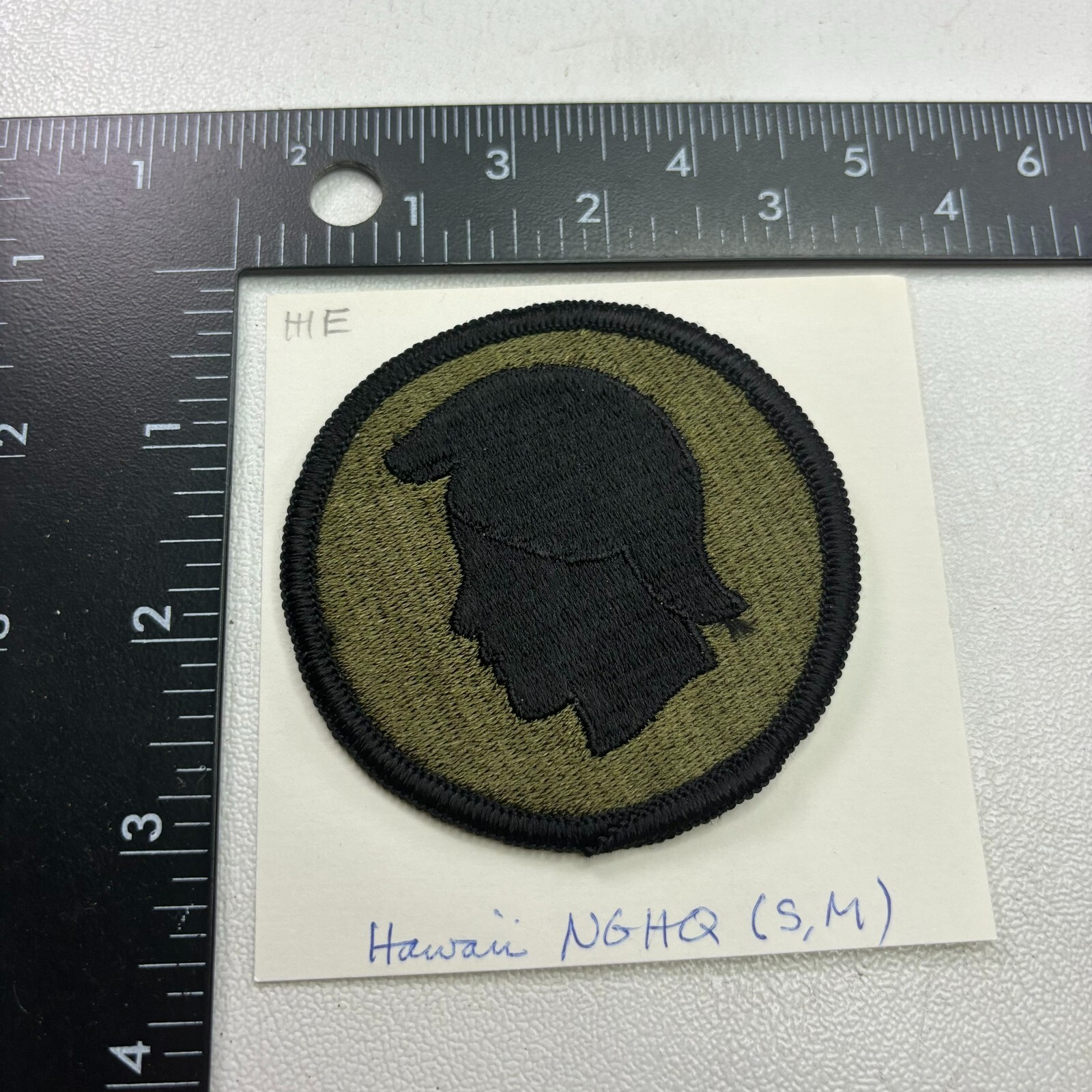 US Army National Guard Round CONNECTICUT SUBDUED MERROWED EDGE Patch ...