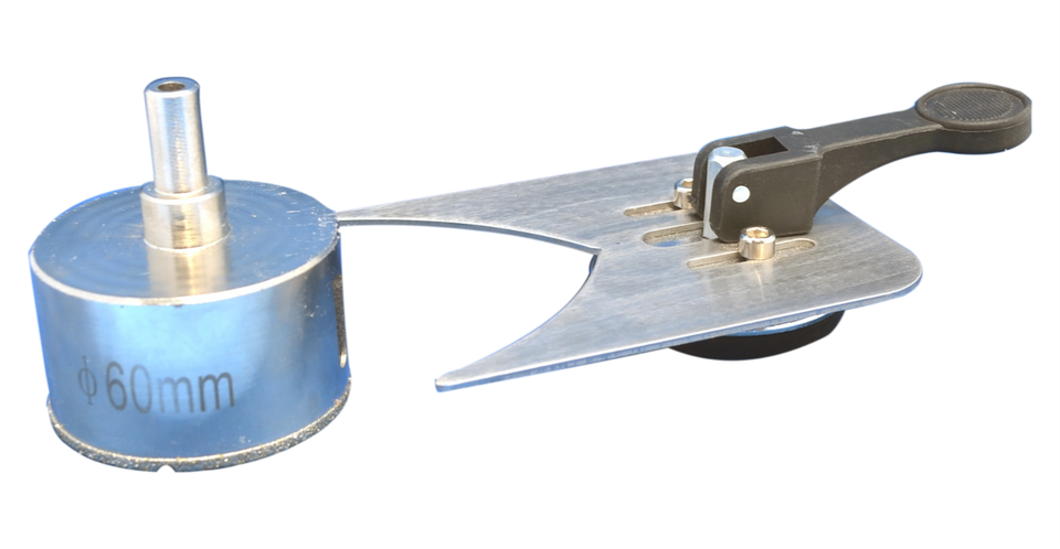 Hole Saw Drill Guide Keep Hole Saws Straight Suction Guide Steel 1/4 ...