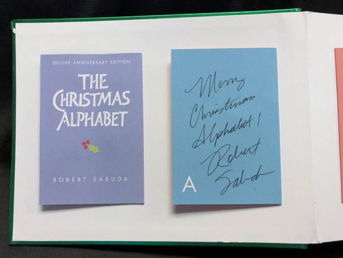 Robert Sabuda SIGNED AUTOGRAPHED The Christmas Alphabet Deluxe Ann. Ed ...