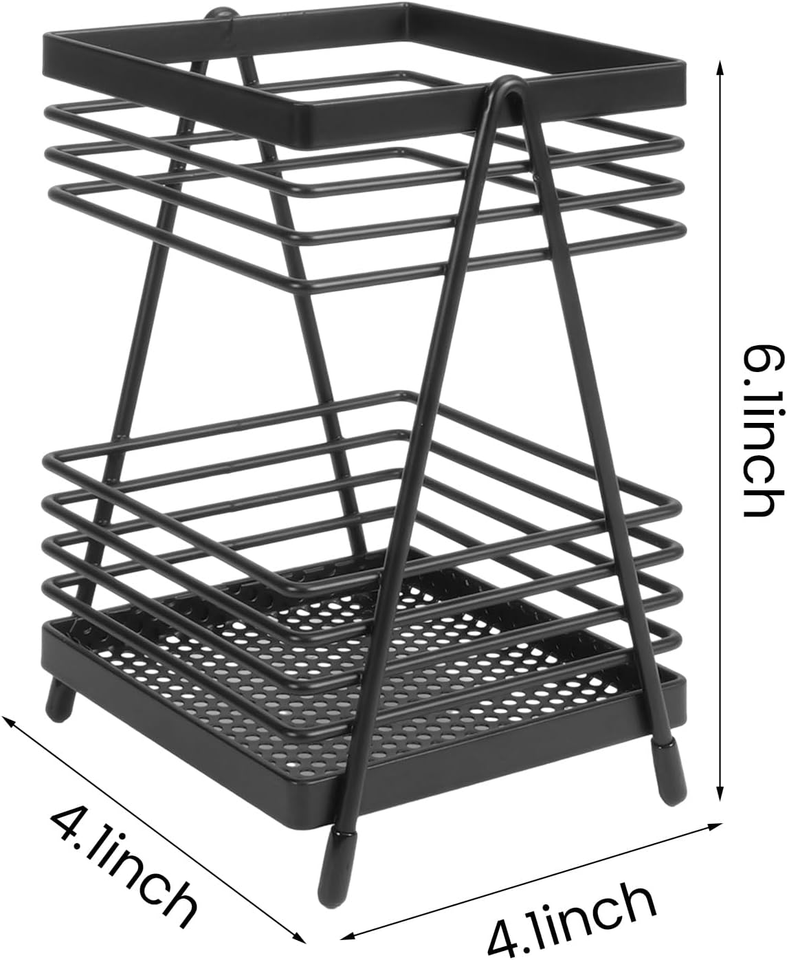 Kitchen Utensil Holder Heavy Duty Metal Utensil Drying Rack Utensil ...