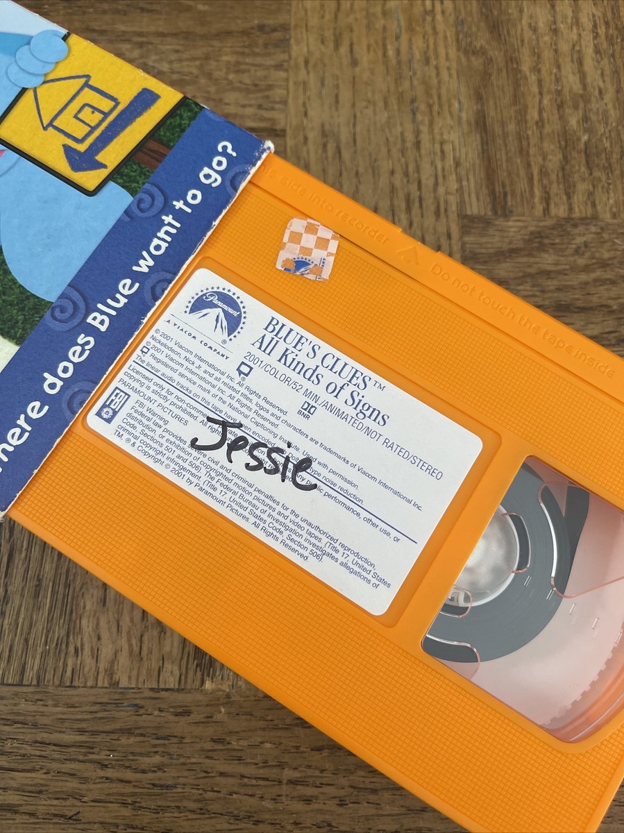 蓝调线索形状和颜色 Vhs Ebay VHS 录像机| EBay