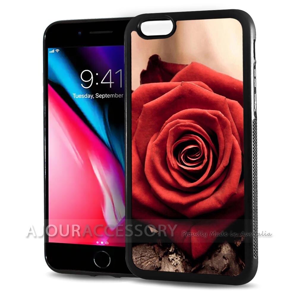 ( For iPhone 7 ) Back Case Cover AJ10582 Rose Red | eBay