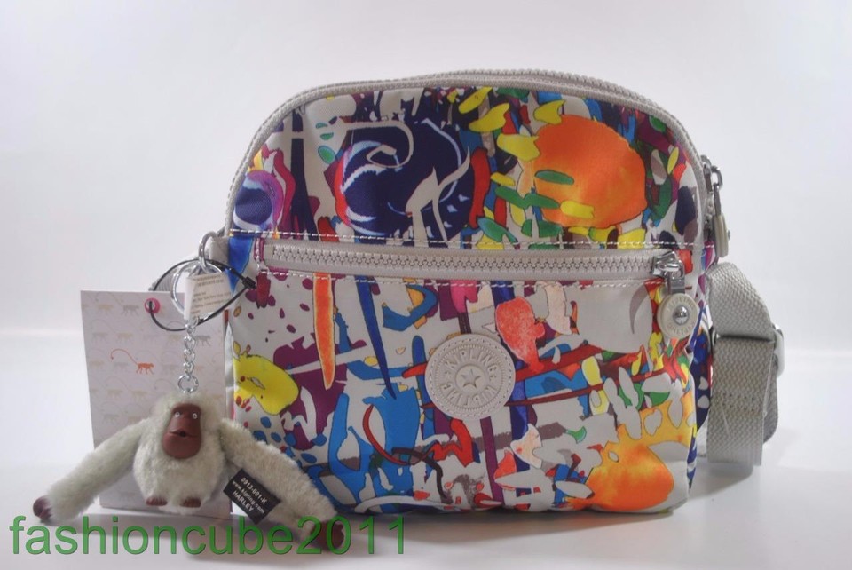 New With Tag Kipling KEEFE Travel Small Shoulder /Crossbody Bag with ...