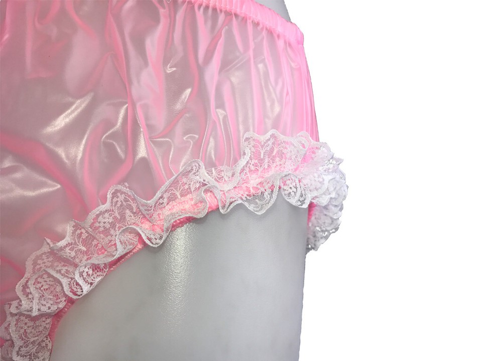 1 pcs New ADULT Pull-On Locking Plastic Pants Color Glass Clear # P016 ...