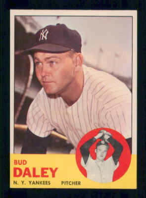 1963 TOPPS BASEBALL # 38 BUD DALEY 12685 | eBay