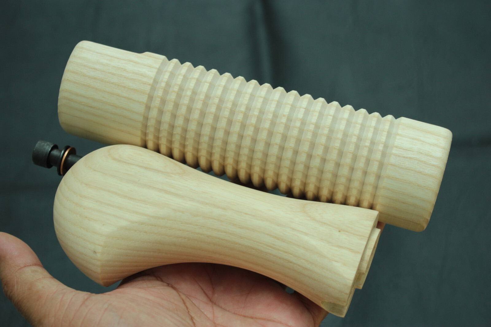 MOSSBERG 590 SHOCKWAVE 12 GA WOOD STOCK & FOREND BIRDSHEAD UNSTAINED ...