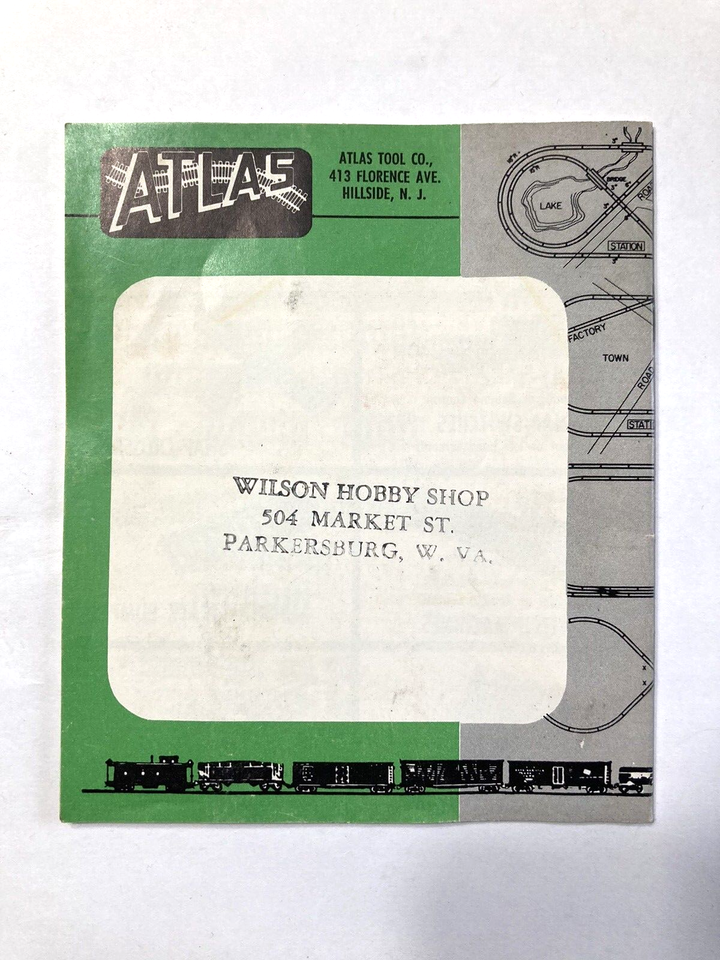 Vintage Atlas HO Model Railroad Snap Track Layout Book | eBay