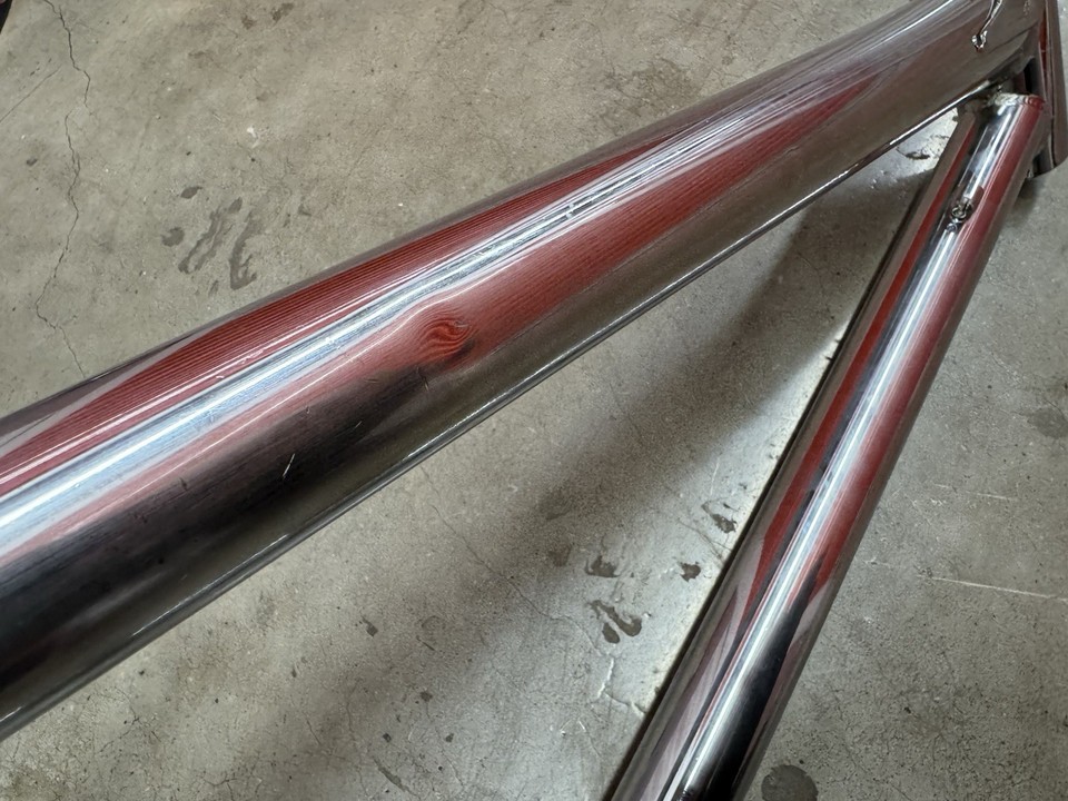 BMX Vintage Redline Frame Mid 1990s Chrome | eBay