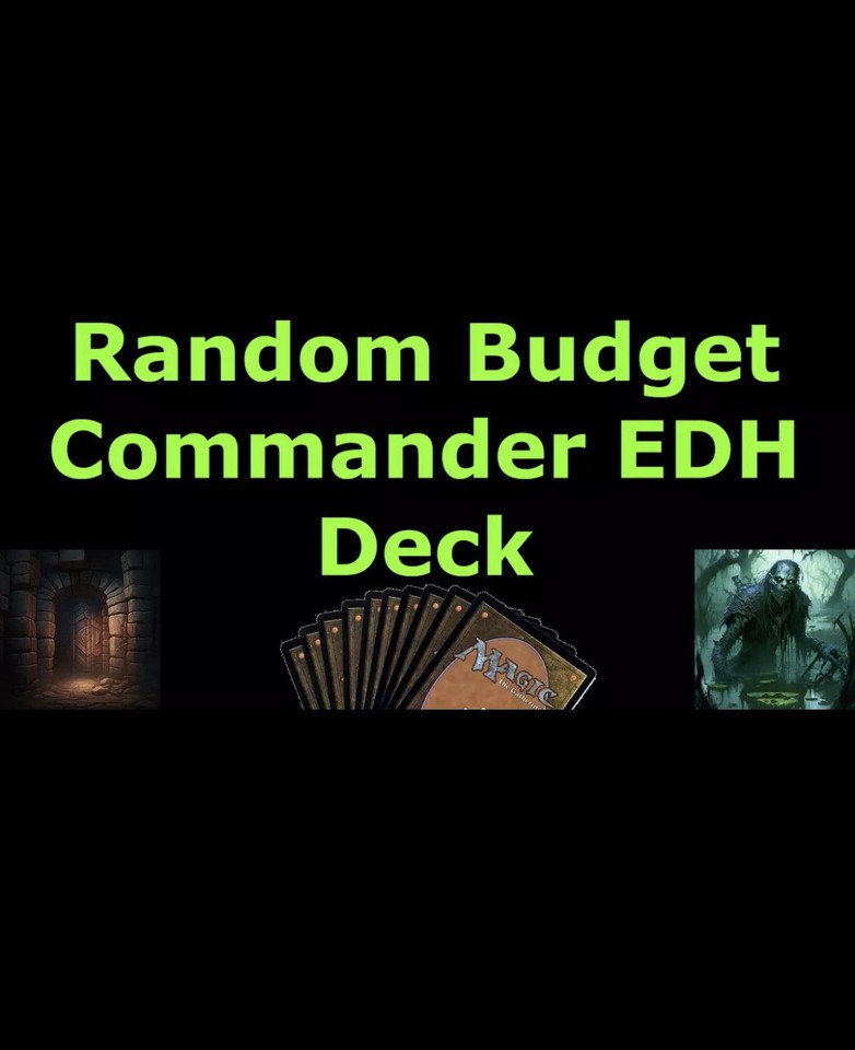 Random Budget Commander EDH Deck MTG Magic the Gathering 100 Cards No ...