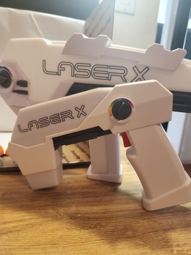 Laser X Lazer Tag 4 Player Real Life Gaming Set Four Gun Indoor Outdoor ...