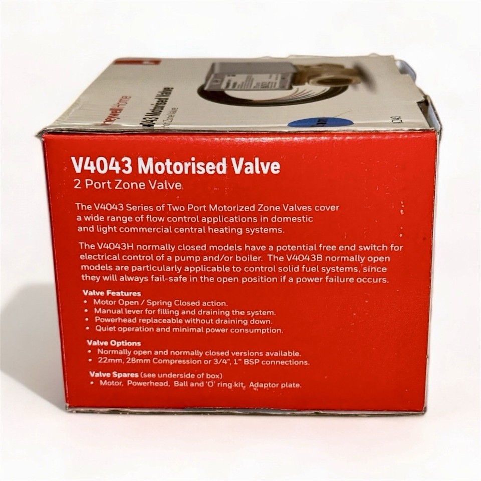 Honeywell V4043 Motorised Valve (2Port Zone Valve) | eBay UK