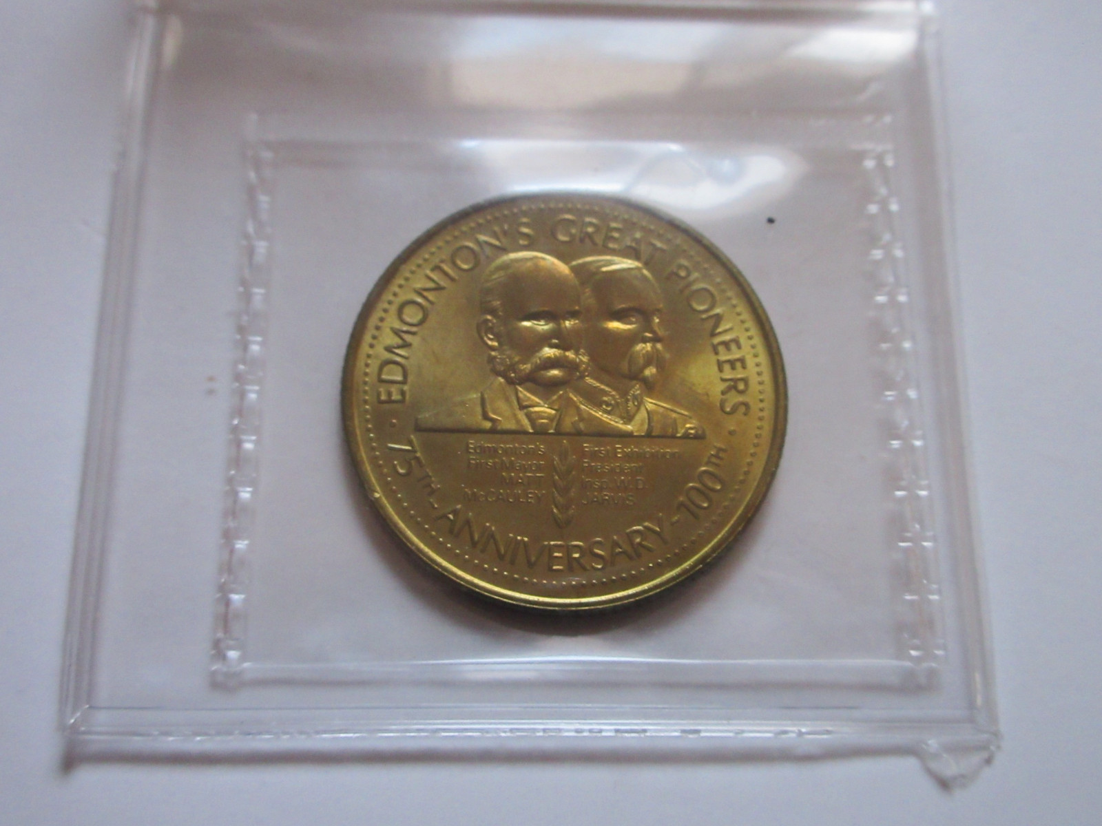 1975 Canada Alberta Edmonton's Great Pioneers 75th Anniversary Token ...