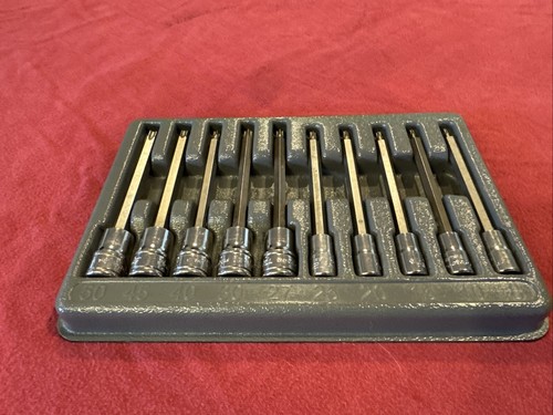 SNAP-ON TOOLS 10 pc Drive TORX® Bit Long Socket Set T8-T50 210EFTXL ...