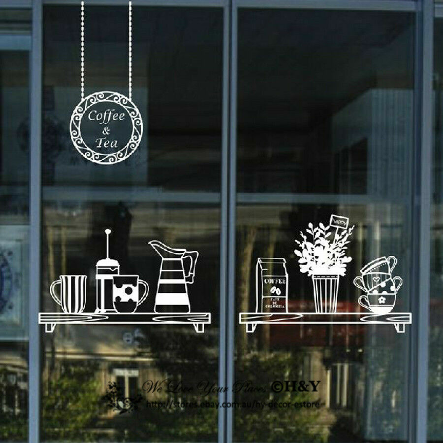Cafe Window Stickers