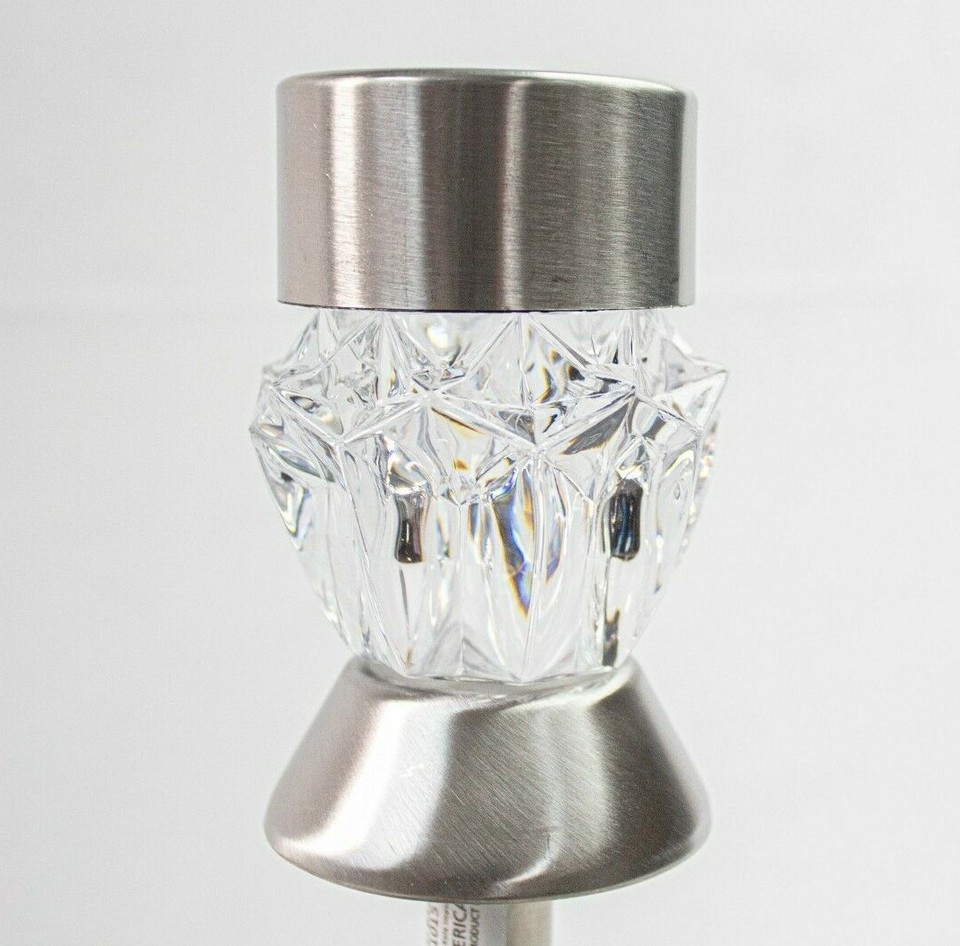 Crystal Effect Solar Powered 9" Tall Garden Light - 12 Pack | eBay