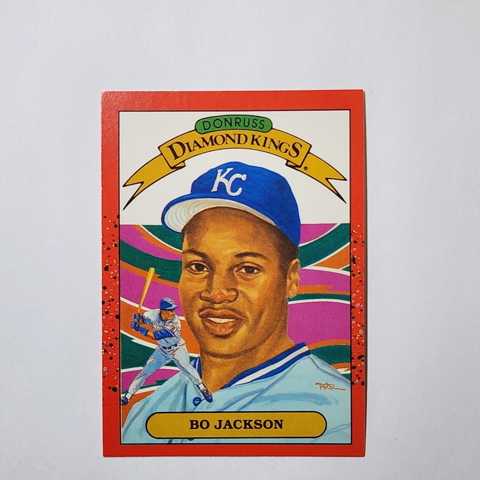 Bo Jackson 1990 Donruss RARE LIP WHITE DOT ERROR-Card | eBay